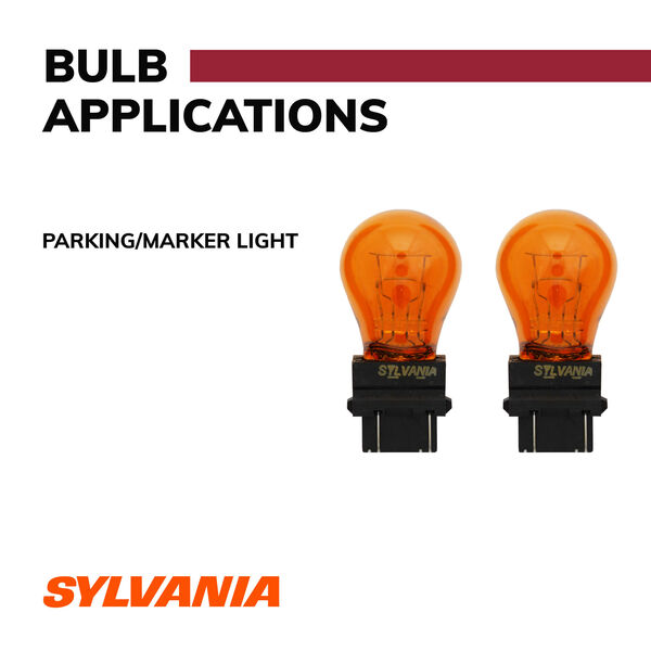 SYLVANIA 3757A Long Life Mini Bulb, 2 Pack